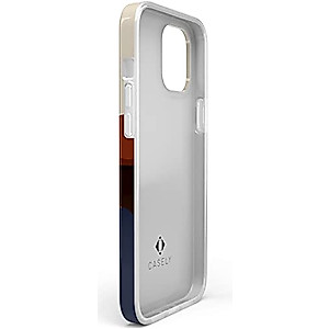 Casely iPhone 12/12 Pro Case | Opposites Attract | Day & Night Colorblock Mountain Case