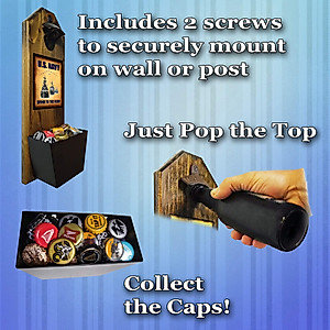 U.S. Navy - Drink To The Foam Bottle Opener and Cap Catcher - Handcrafted by a Vet - Made of 100% Solid Pine 3/4" Thick - Rustic Sign & Bottle Opener - Military Pride