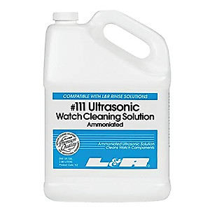 L And R #111 Ultrasonic Waterless Watch Cleaning and #3 Watch Rinsing Solution