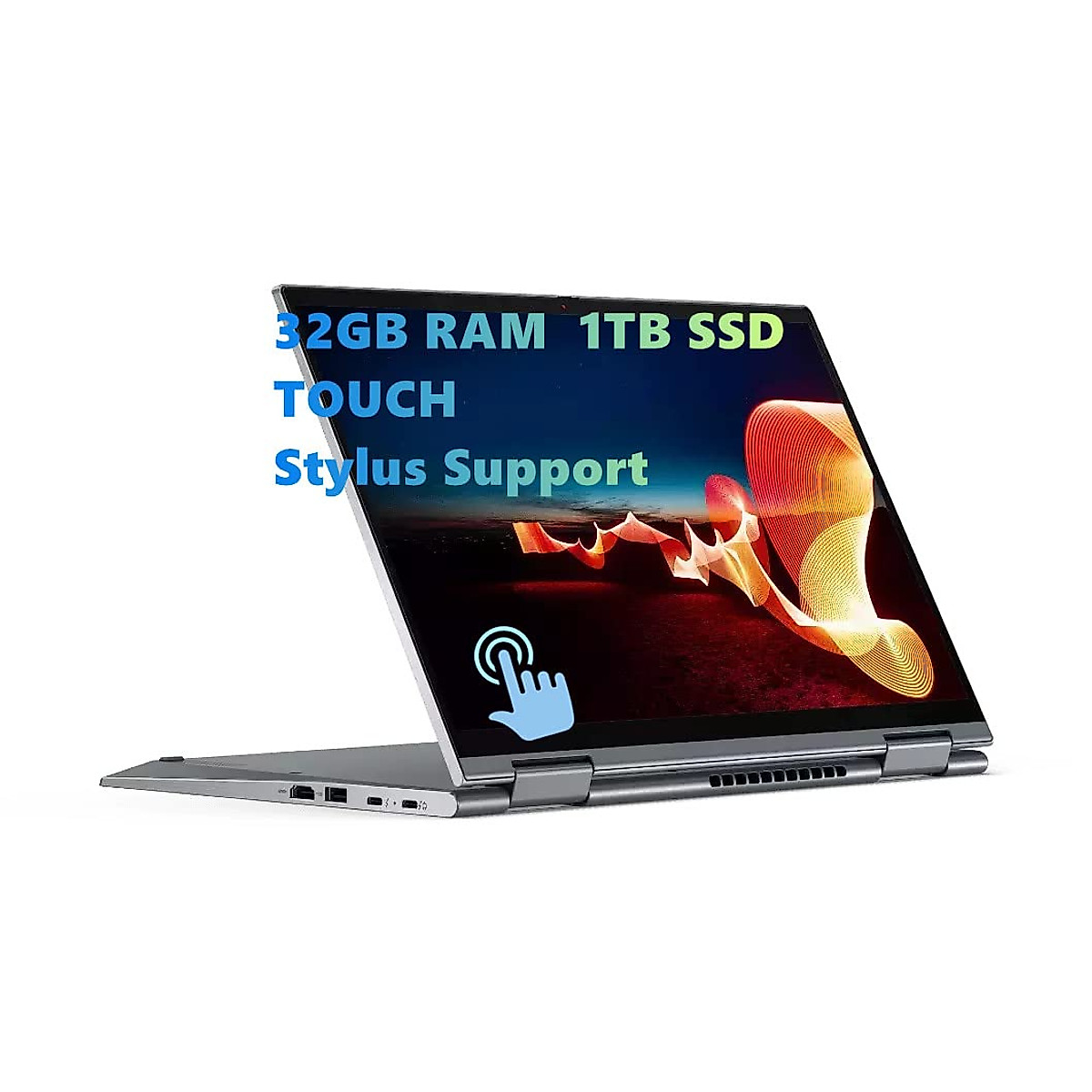 NewLenovo ThinkPad X1 Yoga Gen 6 14" FHD+Touch Convertible Ultra Laptop, Intel Core EVO i7-1185G7 vPro 32GB RAM 1TB SSD WiFi 6 Bluetooth Webcam Fingerprint 15.6Hrs Battery Win 11 Pro AimCare Support