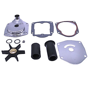 Boat Motor 821354A1 821354A2 3219 Water Pump Repair Kit with Housing 821351A3 for Mercury Quicksilver Force Mariner Outboard Engine 25HP 30HP 40HP 45HP 50HP, fit Sierra 18-4531