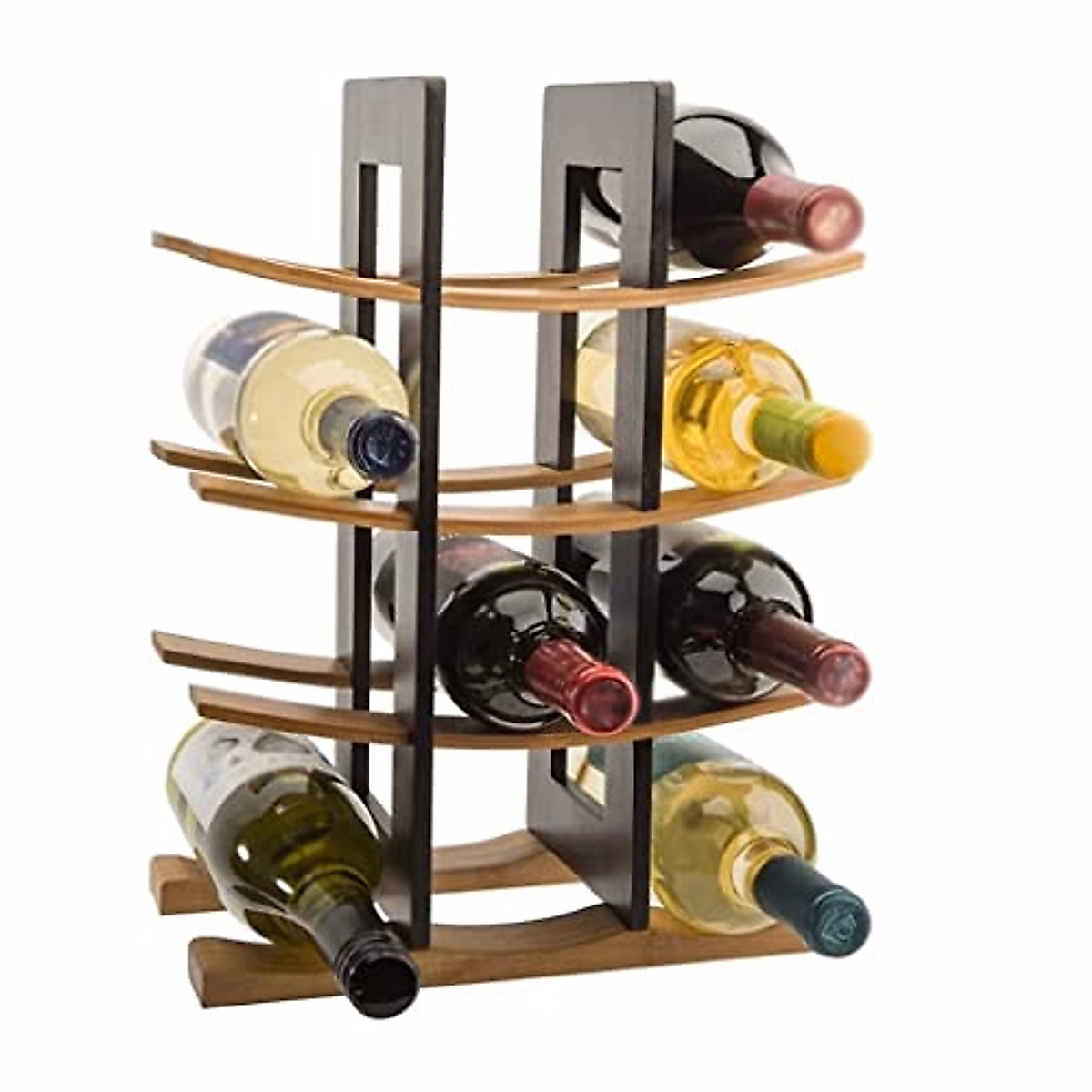 DOUBA Wine Rack Wooden Countertop Wine Rack Bar Wine Storage Wine Rack Home Decoration Wine Set