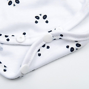 Reborn Baby Doll Clothes for 17-19 inch Reborn Dolls Cute Panda Baby Doll Outfits Set 4 Pieces of Pack