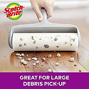 Scotch-Brite Pet Extra Sticky Large Surface Roller, Designed for Pet Hair (60 Sheets) + Scotch-Brite 50% Stickier Large Surface Roller Refill, 60 Sheets (Pack of 4), 240 Sheets Total