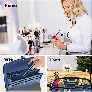 Saiveina 8ml Travel Perfume Atomizer Bottles Refillable, Mini Fragrance Bottles for Perfume, Empty Cologne Sprayer Pocket Perfume Dispenser(4 Pack)