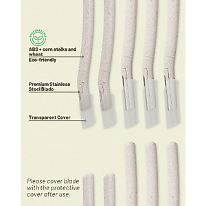 Dermaplaning Tool for Face, 15 Pcs Microblade Eyebrow Razor, Dermaplane Razor for Women Face