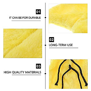 iplusmile Bed Buddy 1pc Sleeping - Winter Yellow Perch Pigeon Furry Fleece Toy Conure Warm Covers Bunk L Parrot Cockatiel Small Msdium Birds Shelter Size Cage Budgie Bedding Corner Plush Hammock