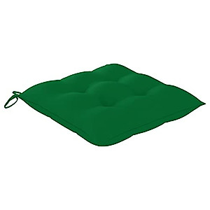 imasay Chair Cushions 2 pcs Green 15.7x15.7 x2.8 Fabric