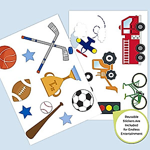 Delta Children Design and Store 6 Bin Toy Organizer, Grey/Blue