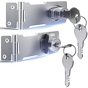 CRANACH 3 Inch Zinc Alloy Chrome Finish Cabinet Lock with Key