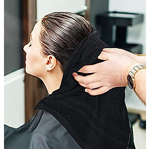 Utopia Towels PK24 Salon Towels & 24PK Washcloths Black
