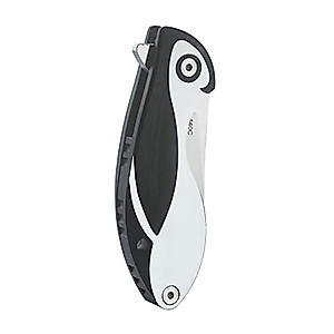 Slip Joint Pocket Knife, G10 Handle Flipper Knife Double Detents Ball Bearing Non-Locking Folding Knife 440C Satin Polishing Blade