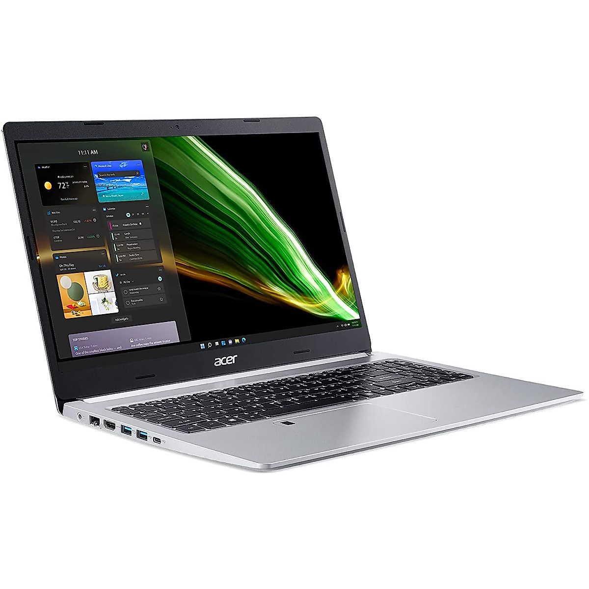 acer Aspire 5 A515 Laptop 2022 New, 15.6" FHD IPS, AMD Ryzen 3 3350U 4-Core, AMD Radeon Graphics, 8GB DDR4, 512GB SSD, Backlit Keyboard, Fingerprint Reader, Wi-Fi 6, Win10 Pro, COU 32GB USB