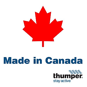 Thumper Sport Percussive Massager - Deep tissue home use massager for muscles, back, shoulders, legs, arms. Portable percussive therapy action electric handheld massager with long handle