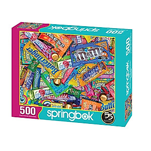 Springbok's 500 Piece Jigsaw Puzzle Sweet Tooth, Multi