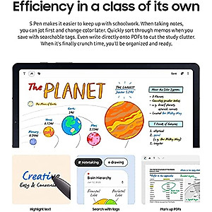 Tab S6 Lite Pen Replacement S Pen for Samsung Galaxy Tab S6 Lite (EJ-PP610) Stylus Pen+Tips/Nibs(Oxford Gray)