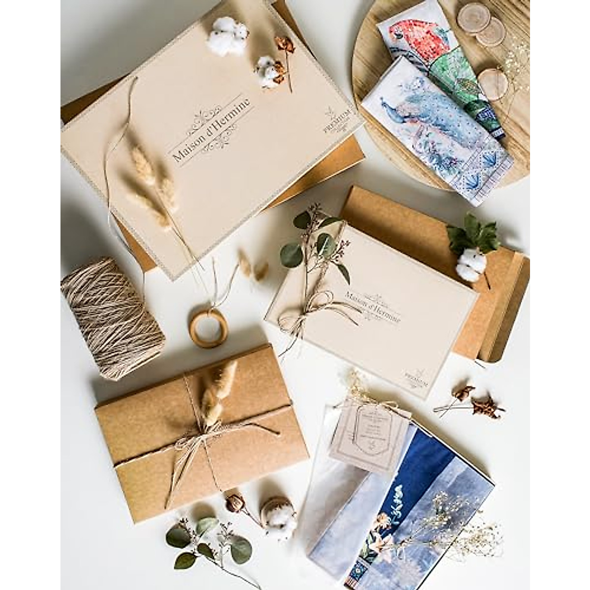 Maison d' Hermine Dish Towels 100% Combed Cotton Premium Easter Kitchen Towels Dishcloth for Home, Kitchen, Dining, Cocktail Parties & Camping, Paisley Blues - (Set of 3)