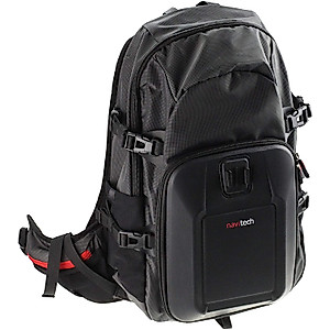 Navitech Action Camera Backpack & 50-in-1 Accessory Combo Kit with Integrated Chest Strap - Compatible with AKASO EK7000 Pro Action Camera