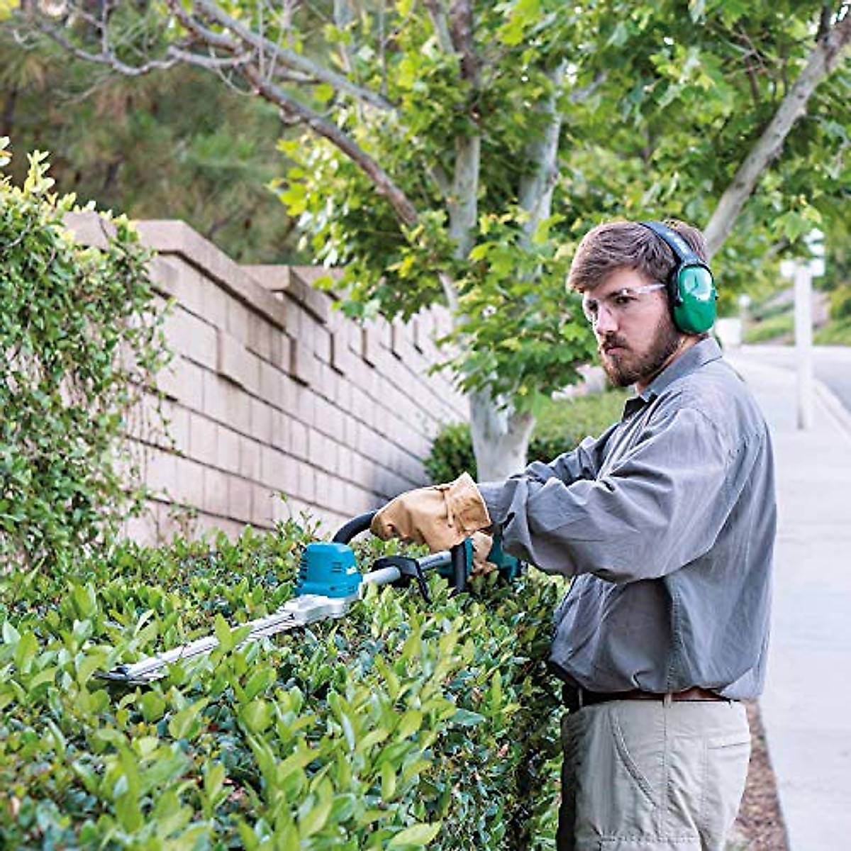 Makita XNU02Z Lithium-Ion Brushless Cordless, Tool Only 18V LXT 24" Pole Hedge Trimmer, Teal