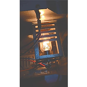 Othmro 3Pcs Light Bulbs 110-130V 10W Heat Resistant Bulbs E12, 2700K Warmwhite Incandescent Light Bulb Appliance Replacement, Incandescent for Refrigerator