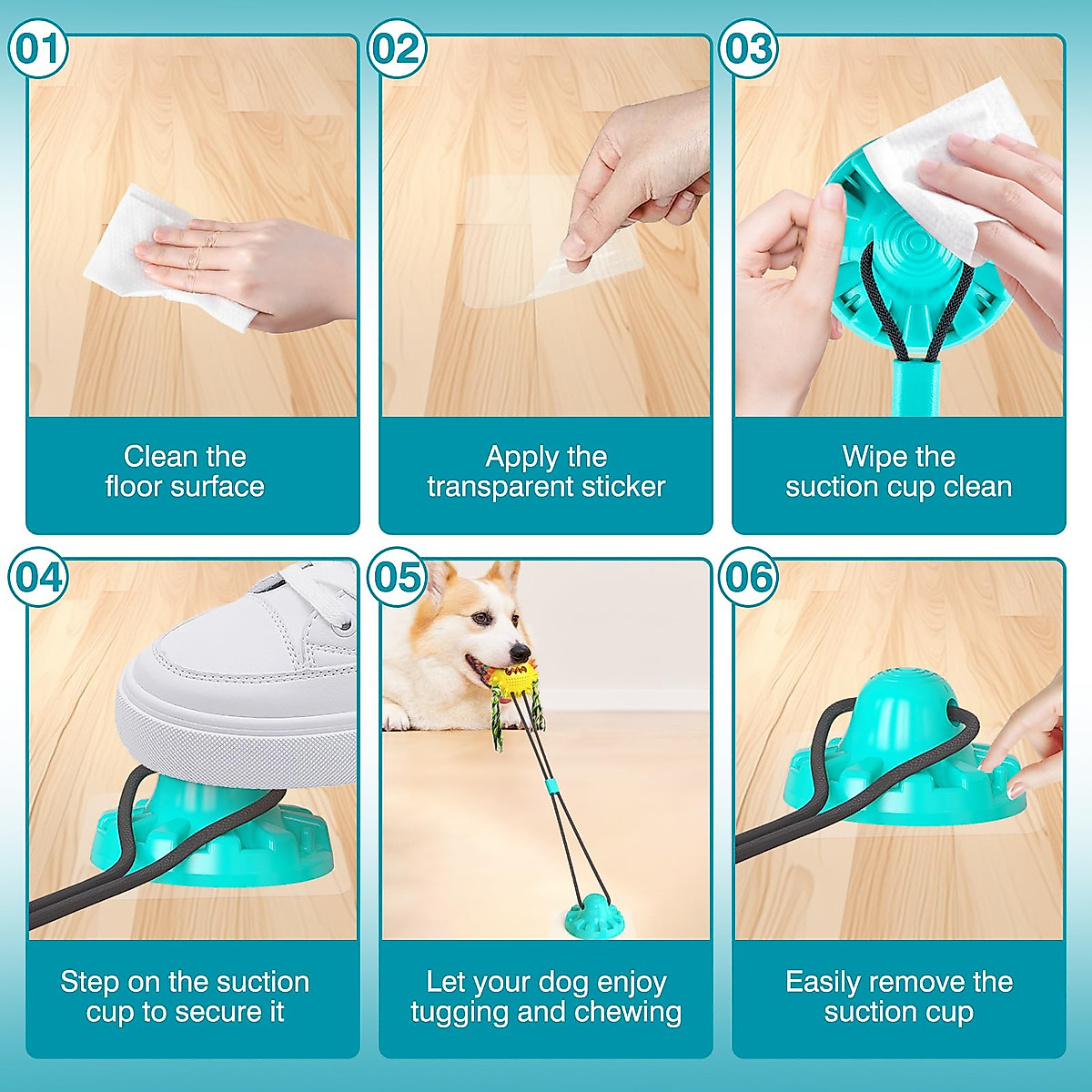 Dog Toys for Aggressive Chewers Interactive Indestructible Puzzle Stimulating Chew Toy Suction Cup Tug of War Enrichment Rope Boredom Busy Self Play Food Teething Puppy Dispensing Squeaky Ball Dogs