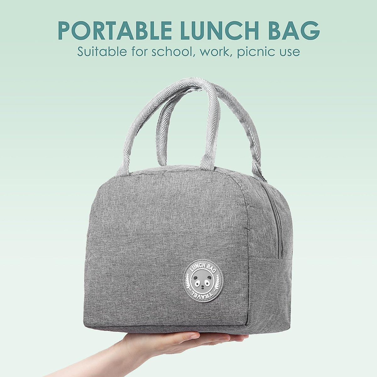 Housmile Bento Box Adult Lunch Box, Stackable Bento Lunch Box Container with Accessories, Built-in Utensil Set, Bento Box Kit with Bag, BPA-Free, Microwave Safe, Leak-Proof Lunchbox for Work, Picnic