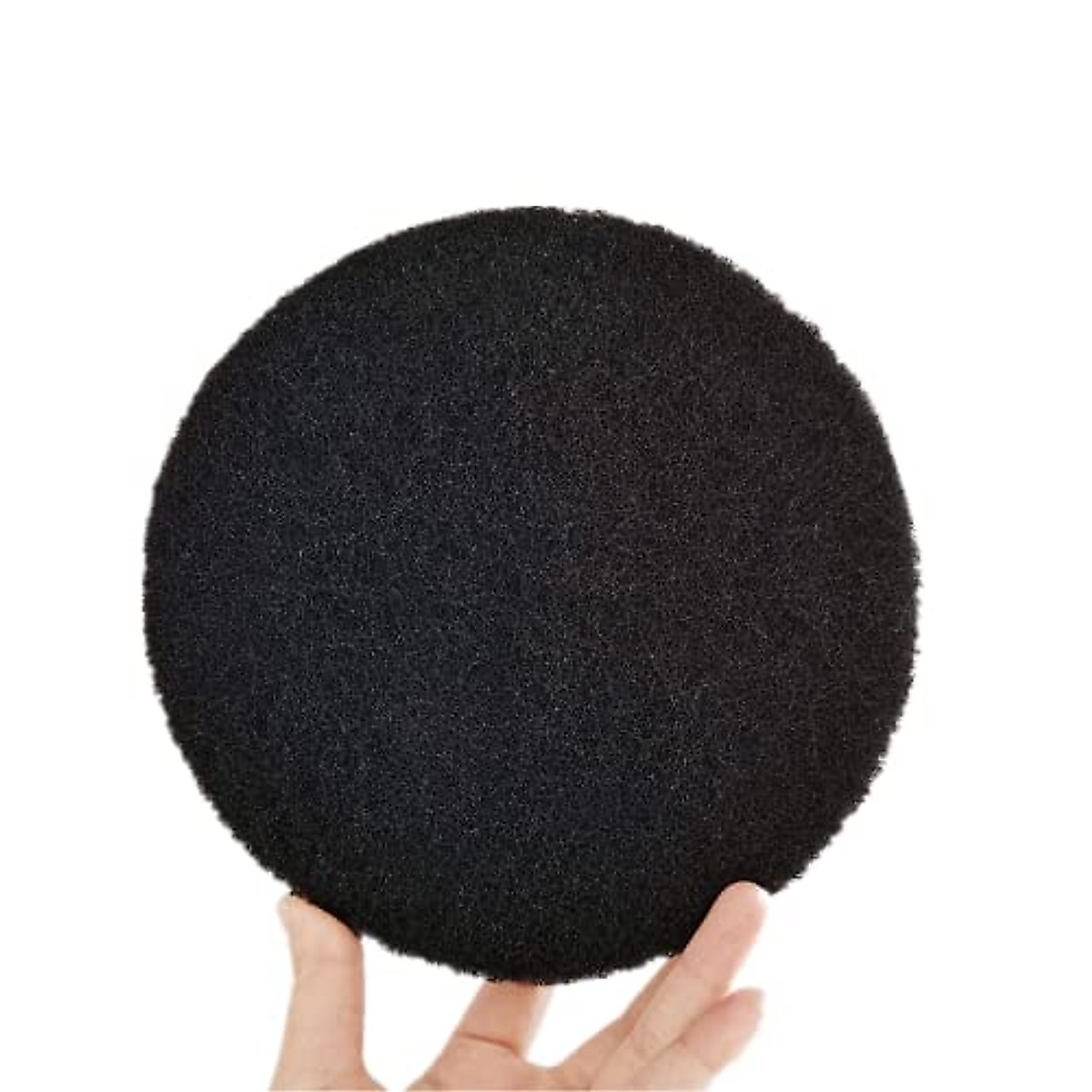 12 Pack Kitchen Compost Bin Charcoal Filter 7.25 Inch Diameter Extra Thicker & Bigger-Over 3 Years Supply- Longer Lasting Activated Charcoal Odor Trapping Filters (0.4inch/10mm Thickness), Round