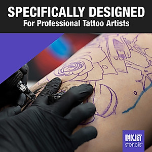 Tattoo Inkjet Stencil Ink - Revolutionary Stencils Printer Ink for Tattoos - 4 Oz Bottle