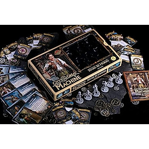 City of The Great Machine. Stand-in Heroes Board Game Expansion |1-4 Players | Ages 14 and up | Steampunk | One-vs-Many | Hidden Movement | Cooperative & Solo | Average Playtime 60-90 min