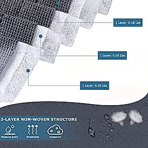 toresper 2Pcs closet organization and storage,Large Capacity toy storage with Reinforced Handles,Foldable Storage Bags with Clear Window for Clothes Pillow Blankets Bedding