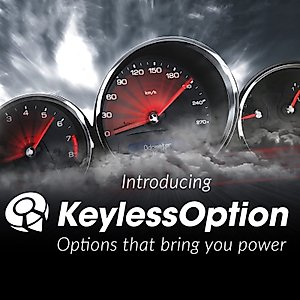 KeylessOption Just The Case Keyless Entry Remote Key Fob Shell Replacement - Black