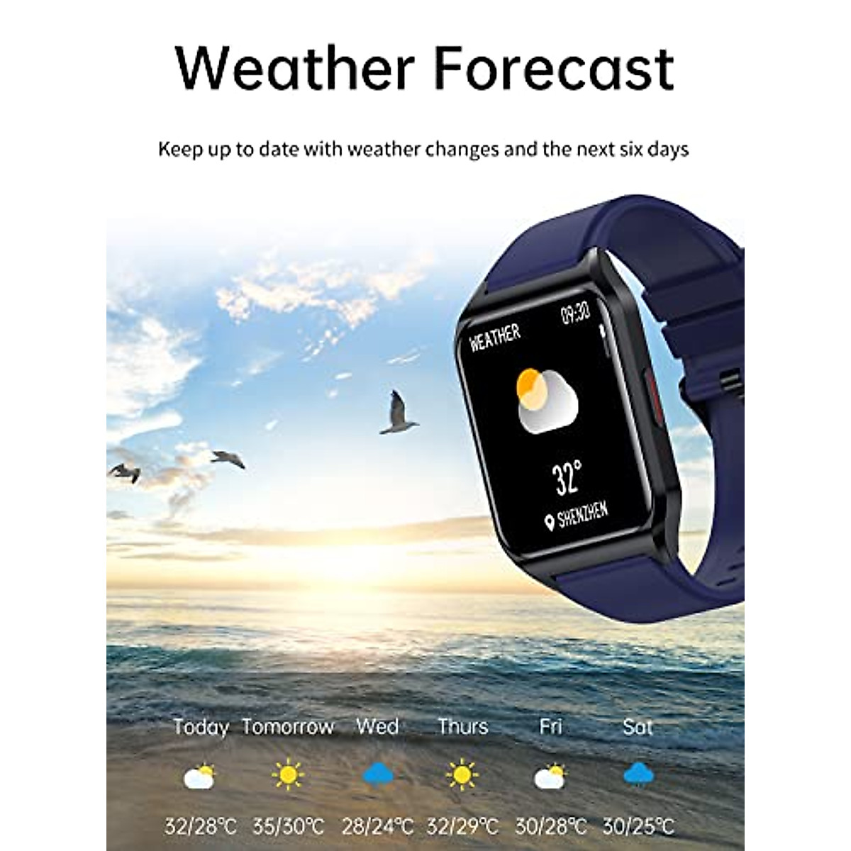 Smart Watches for Men Bluetooth Call Dial Heart Rate/Blood Pressure/Blood Oxygen Monitor Smartwatch Fitness Watch with Step Counter Activity Tracker for Calories Compatible with Android iOS Phone