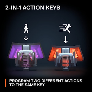 SteelSeries Apex Pro Mini Mechanical Gaming Keyboard – World’s Fastest Keyboard – Adjustable Actuation – Compact 60% Form Factor – RGB – PBT Keycaps – USB-C (Renewed)