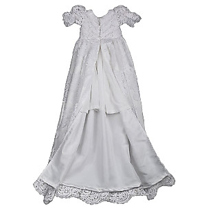 Lovely Lace Girls Christening Gowns Dresses 4-6 Months