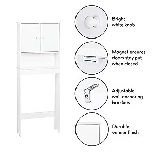 RiverRidge Medford Two Door, White Spacesaver, One Size