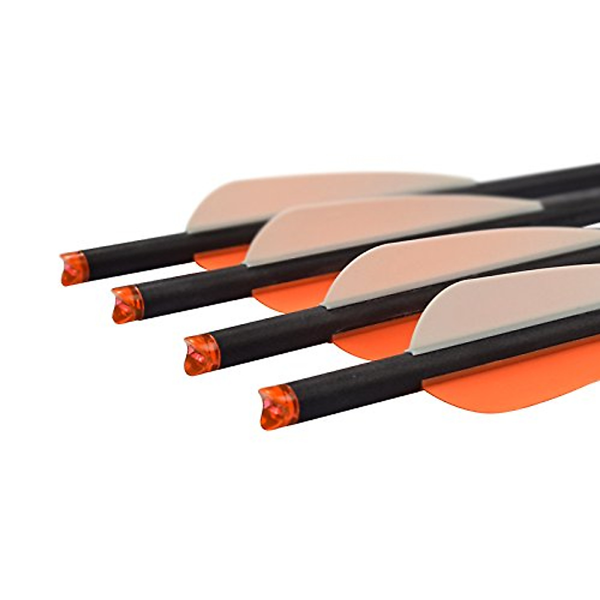szeo Crossbow Bolts 20 inch Bio Crossbow Arrows with Moon Nocks and Removable Tips (Pack of 12)