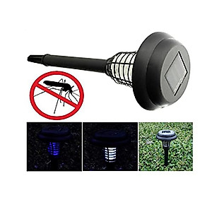 Solar Powered Light-LED/UV Radiation Outdoor Stake Landscape Fixture for Gardens, Pathways, and Patios by Pure Garden