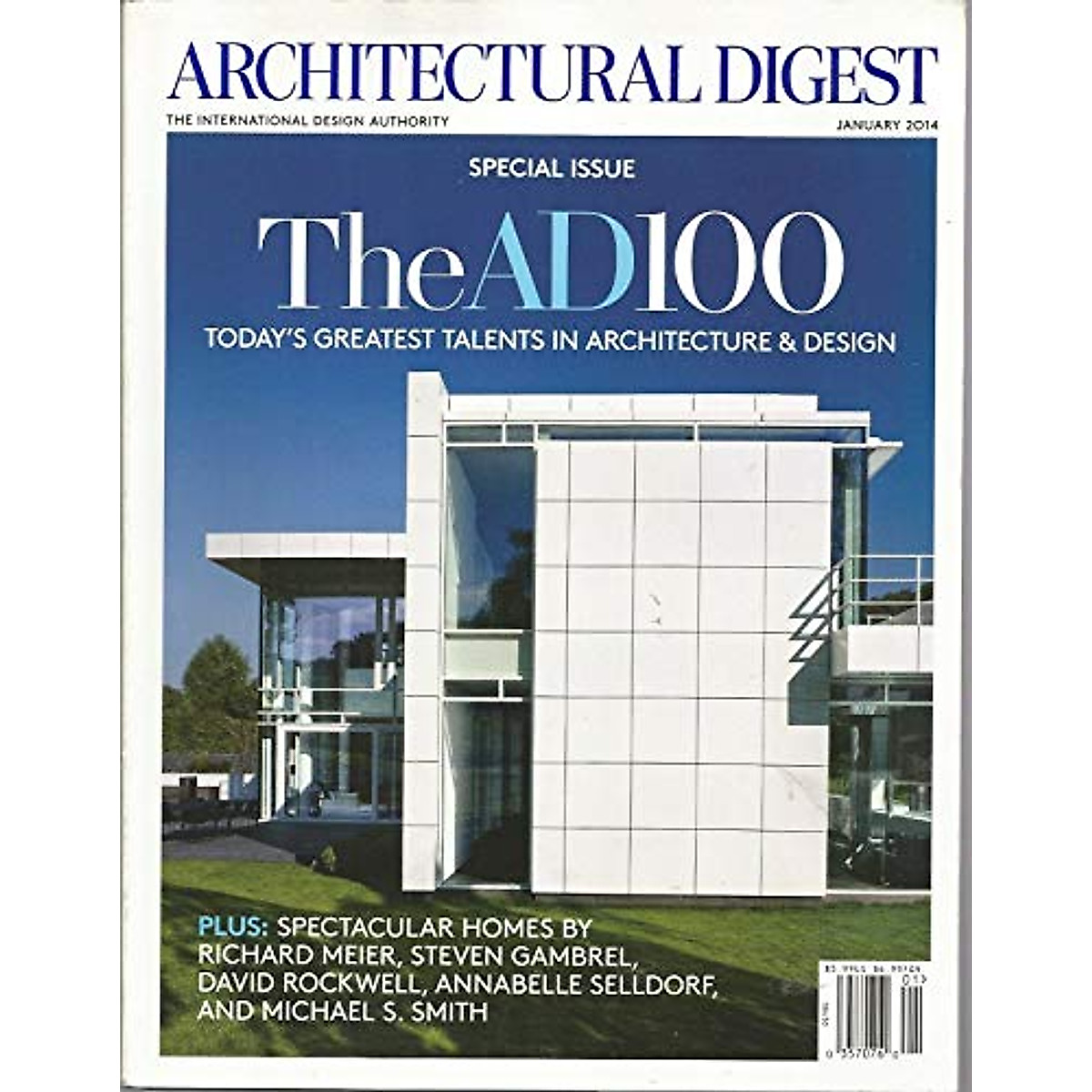 ARCHITECTURAL DIGEST, THE INTERNATIONAL DESIGN AUTHORITY, SPECIAL JANUARY 2014 ~