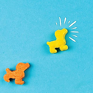 Pup Corn Plus - Puffed Dog Treats with Prebiotics and Probiotics - Chicken & Cheddar Cheese (24.5oz) - Made in USA