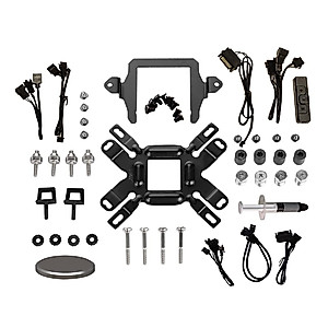 Lian Li GA-360B Galahad AIO 360 RGB Black CPU Liquid Cooler - GA360B.01 (with LGA 1700 Bracket) GA-360B BLACK