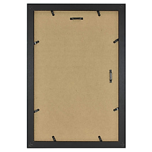 MCS Studio Gallery 11x17 Picture Frame Black Woodgrain, Rectangle Photo Frame for Photos, Posters & Art Prints (2-Pack)