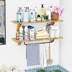 SOYO 6 PCS Shelf Dividers for Closet Organization, Durable Acrylic Clear Closet Shelf Divider for Wood Shelf, Adjustable Clear Shelf Separators for Closet, Bedroom, Kitchen and Office