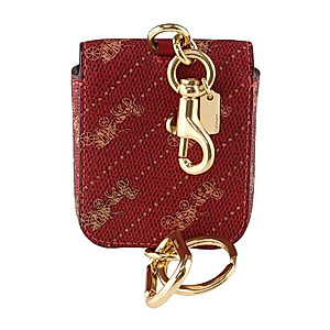 Coach Womens Multi Attachments Case Bag Charm In Horse and Carriage Dot Print Style No. C4305