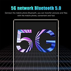 10.1-inch Smart Tablet, 1G+16G Call Game Dual Camera HD Display (Front 2.0MP+Rear 5.0MP), 1280x800 Screen Resolution, Android 6.0 Operating System Support Double Card, 4000mAh Large Capacity (Blue)