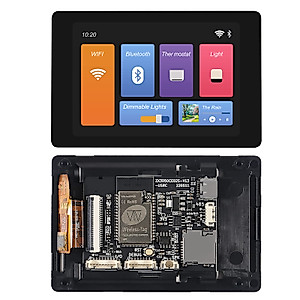 ESP32 Development Board WT32-SC01 Plus with 3.5in 320 * 480 Based on ESP32-WROVER-B Multi-Touch LCD Screen with GUI Firmware 4MB SPI Flash/8MB PSRAM, WiFi, BT, BLE MCU Module for Arduino