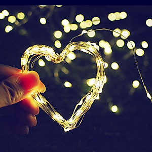 Binval Solar String Lights, 72ft 200Led, Copper Wire Led String Lights Ambiance Lighting for Patio, Lawn, Garden, Landscape, Home, Wedding, Christmas Party, Xmas Tree, Waterproof (Warm White, 2-Pack)