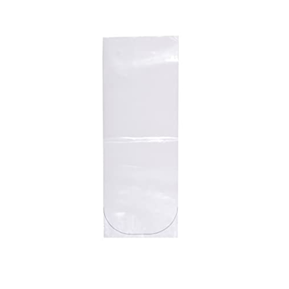 ALFA Fishery Bags Round Corners Bottom Leak Proof Clear Plastic Fish Bags Size 8 Inches for Marine and Tropical Fish Transport 2 mil. (8" x 20" / 100 Pack)