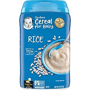 Gerber Rice Cereal for Baby - 8 oz