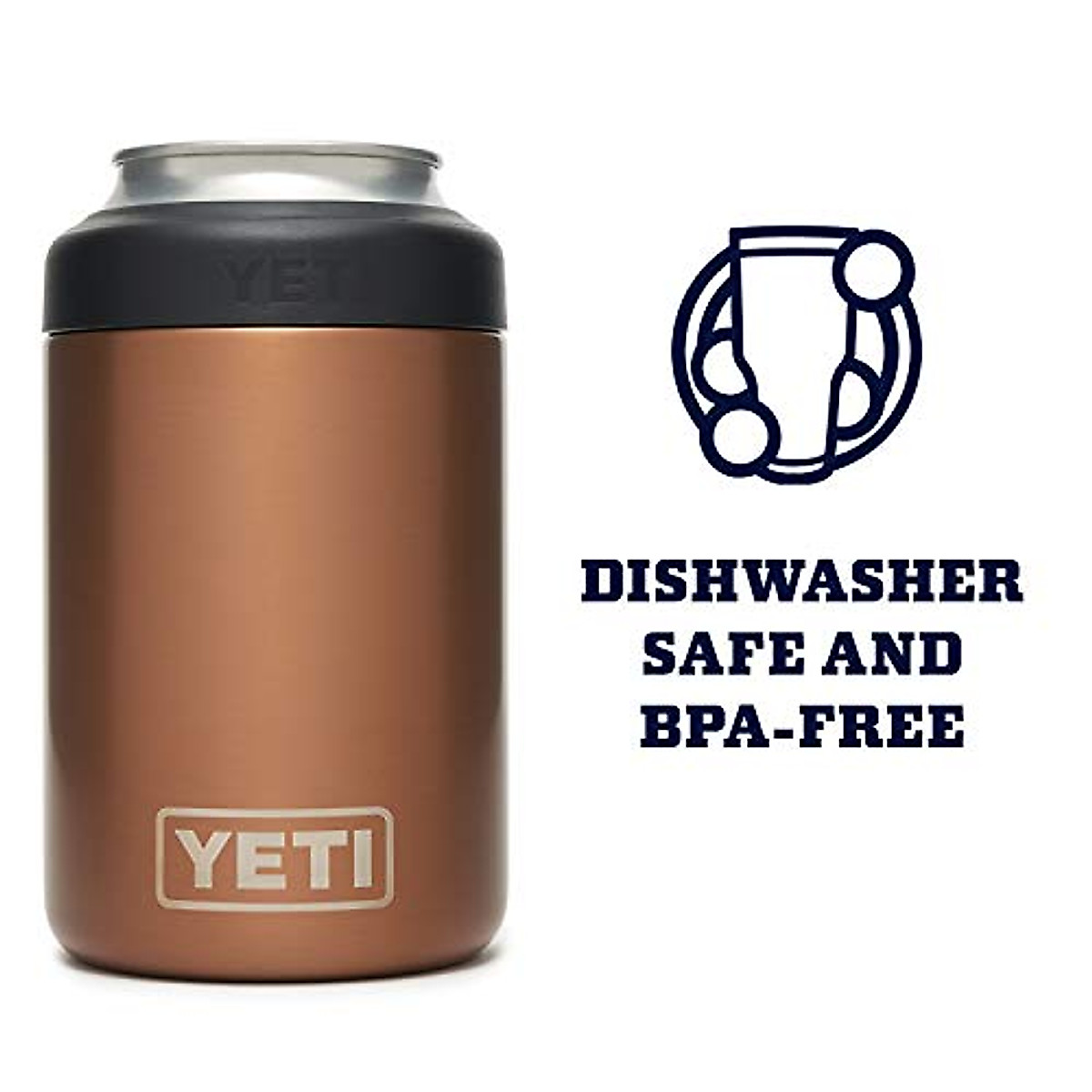 YETI Rambler 12 oz. Colster Can Insulator for Standard Size Cans, Copper