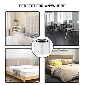 True HEPA Replacement Filter Compatible with 240 Air Cleaner Purifier, 3-in-1 True HEPA Filter Replacement, Model 14, 2 Pack